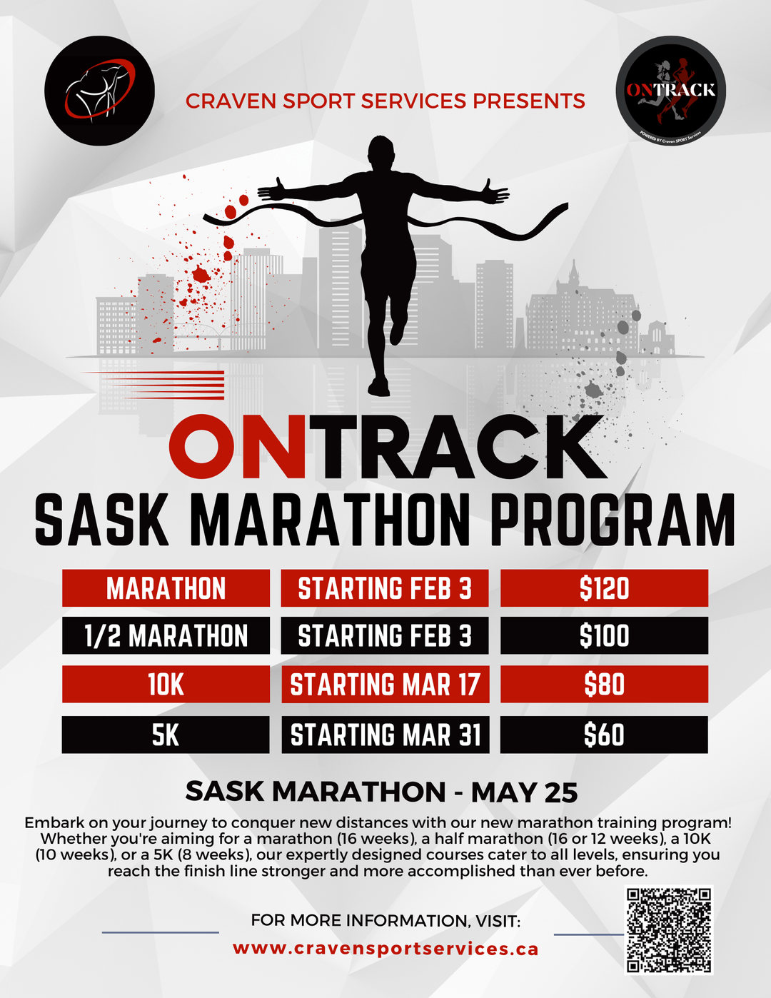 Saskatchewan Marathon - OnTrack